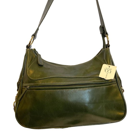 Nine & Co. | Bags | Nine And Co By Nine West Pine Green Shoulder ...
